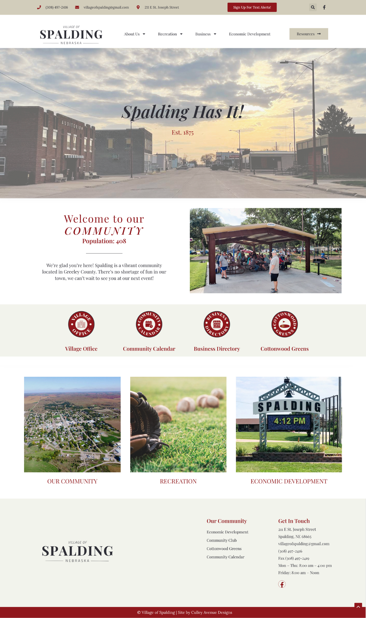 Spalding, Nebraska - Culley Avenue Designs